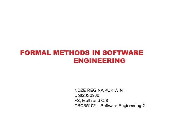Formal Method | PPTX