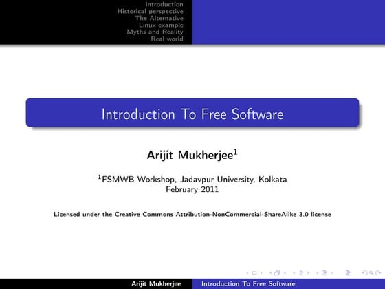 Free Open Source Softwares Foss Ppt 9735