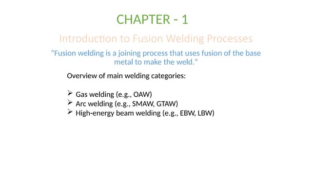 Basic welding | PPT
