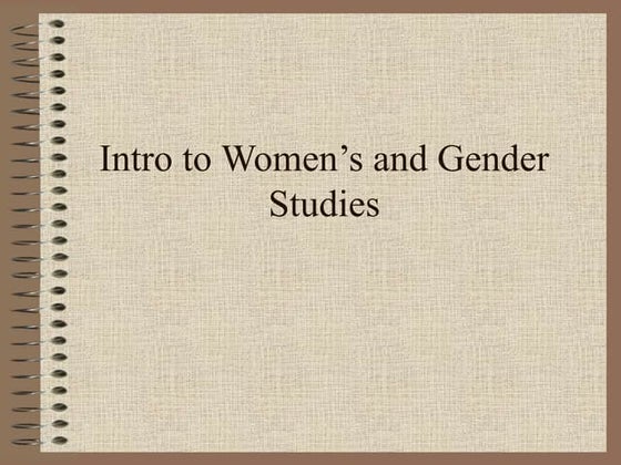 Sociological perspectives of gender | PPT