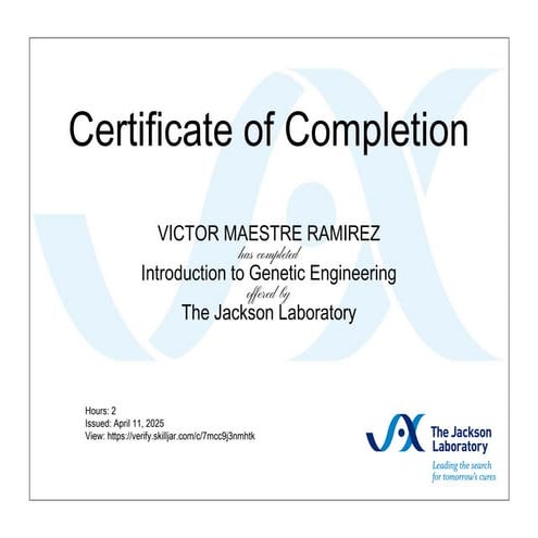 Introduction to Genetic Engineering - The Jackson Laboratory | PPT