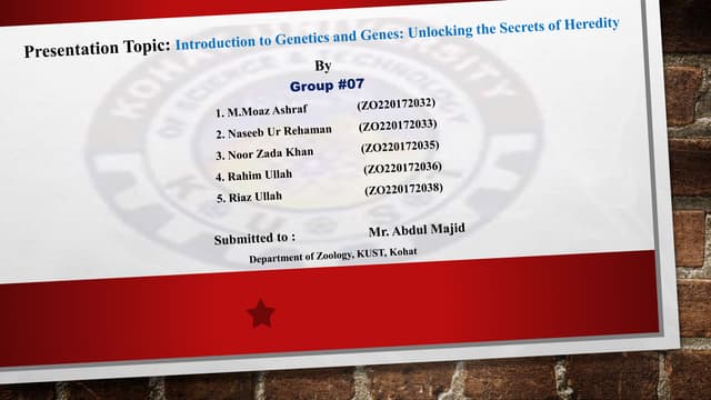 lecture on genetics: location of gene in the chomosomes.pptx