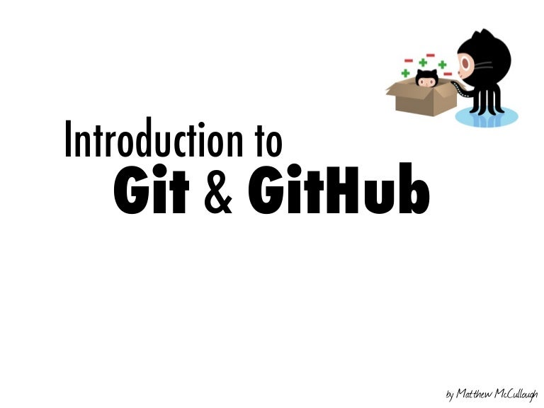 Intro to Git and GitHub