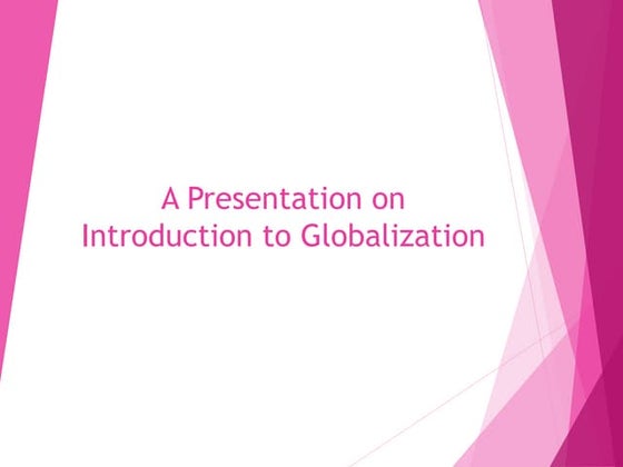 The Impact of Globalization | PPT
