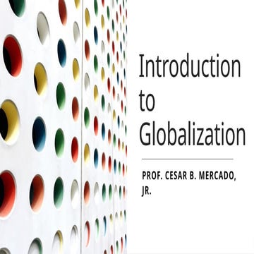 WEEK 1 - Introduction to Globalization.pptx