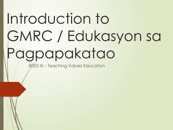 Instructional Materials in Good Manners and Right Conduct (GMRC) | PPTX ...