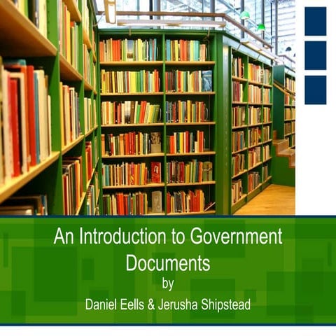 Introduction to government documents | PPTX