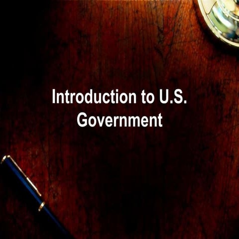 Introduction to Government | PPT