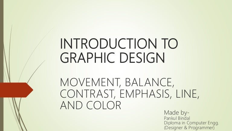 An Introduction to graphic design