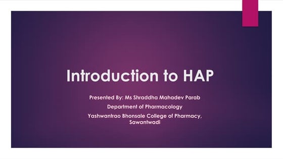 B pharmacy HAP 1 UNIT 1 SEM 1 hap unit 1 a.pptx | Endocrine and Metabolic Diseases | Diseases ...