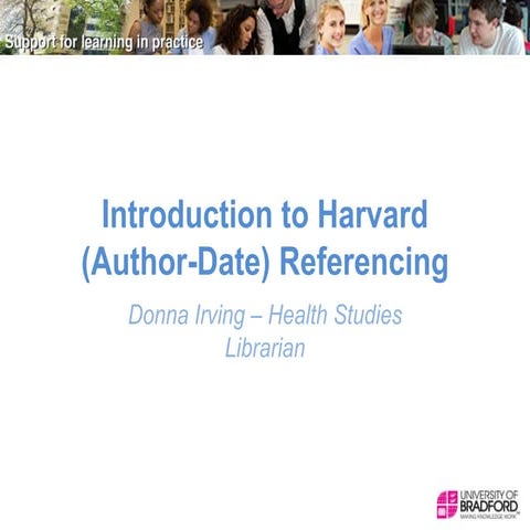 Introduction to harvard referencing | PPT