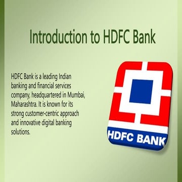 compelete_analysis_of_hdfc_banking_system | PPT