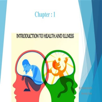 INTRODUCTION TO HEALTH AND ILLNESS for 1st SEM BSc NURSING | PPTX