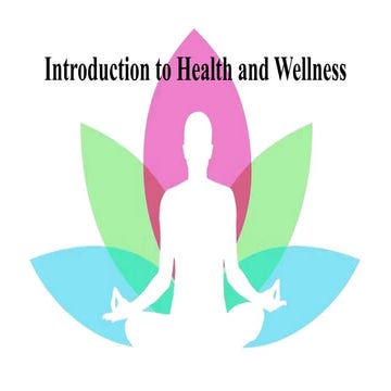 Introduction to Health and Wellness.pptx | Mental Health | Diseases and ...