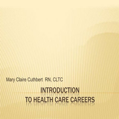 Introduction to Health Care Careers Medical Office Receptionist ...