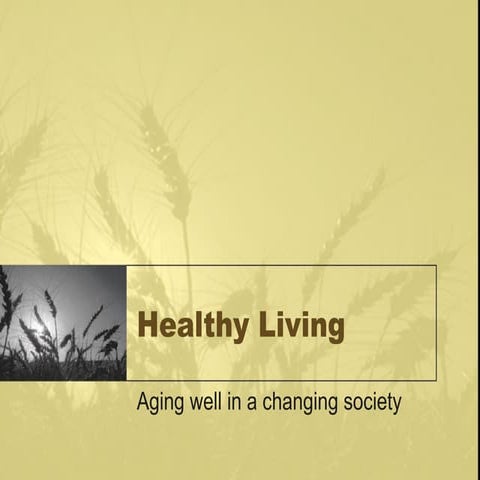 Introduction To Healthy Living | PPT