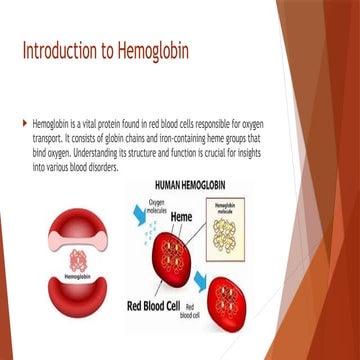 Introduction to Hemoglobin, synthesis, working, Bohr's effect, types. | PPT
