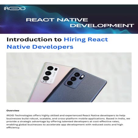 Introduction To Hiring React Native Developers Pdf