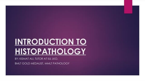 HistoPATHOLOGY | PPTX | Genetics | Science