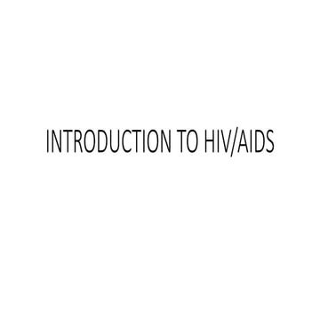 Introduction to HIV and AIDS.pptx