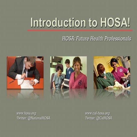 Introduction to HOSA ca ver 2011-12 | PPT