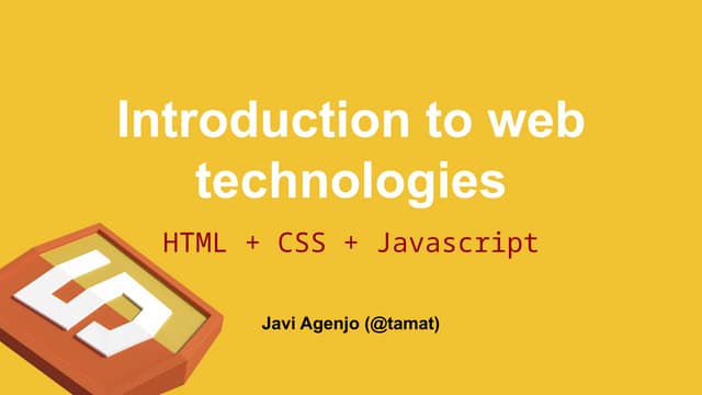 Introduction To Htmlcssjavascriptpptx Free Download
