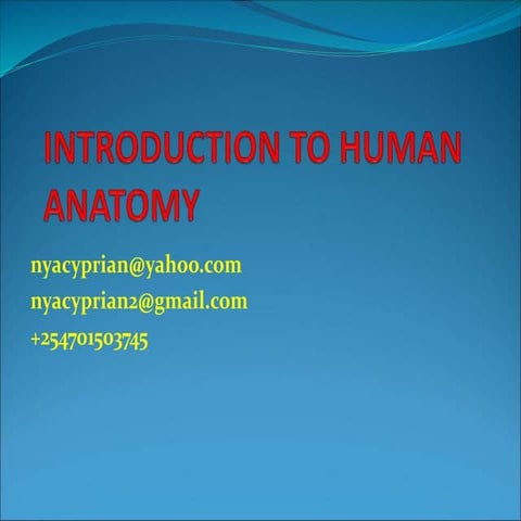 Introduction to Human Anatomy.ppt