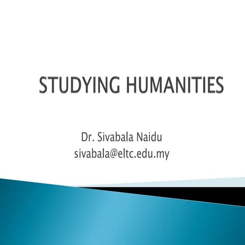 Introduction to humanities and history | PDF