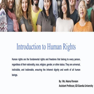 Human rights | PPTX