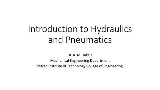 Pneumatics Vs. Hydraulics Checklist | PDF