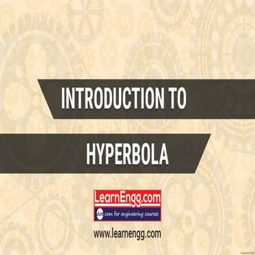Introduction to Hyperbola | PPTX