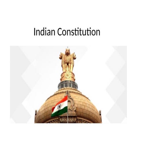 Introduction to Indian Constitution, Fundamental Rights and Duties.pptx