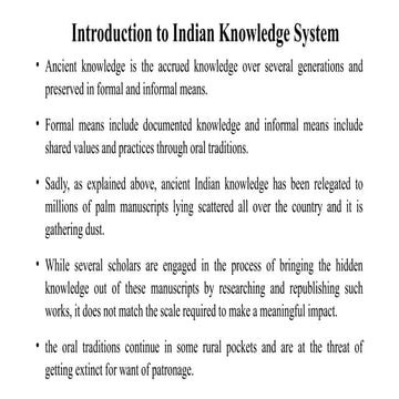 Introduction to Indian Knowledge System.pptx