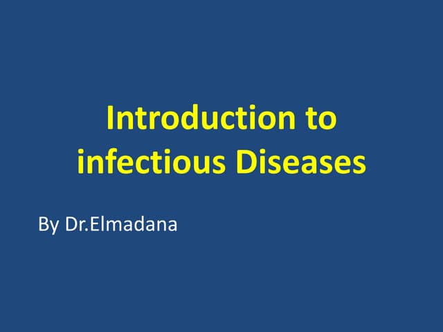 Infectious disease | PPT