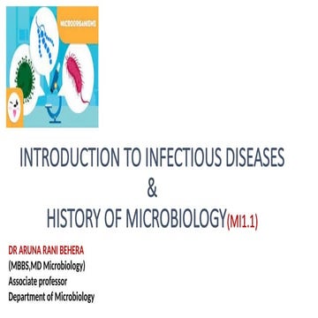 INTRODUCTION TO INFECTIOUS DISEASES &HISTORY OF MICROBIOLOGY.pptx