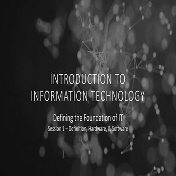 Introduction to Information Technology - 1.pptx
