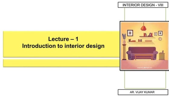 Interior design | PPT