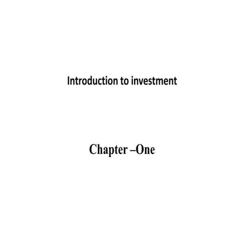 Introduction to investment.pptx