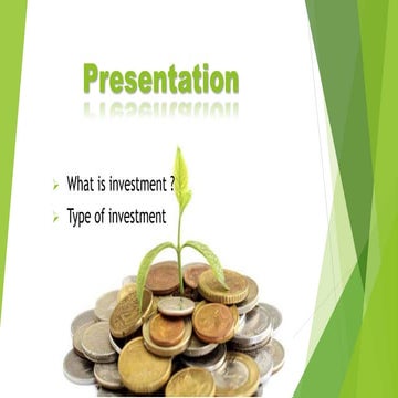 Introduction to investment function. | PPTX