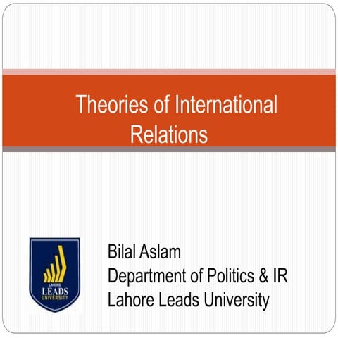 Introduction to INTERNATIONAL RELATIONS | PPTX