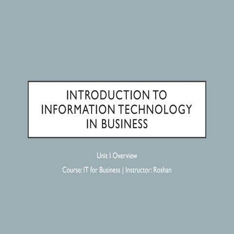 Unit 1 Introduction to Information Technology in Business.pptx