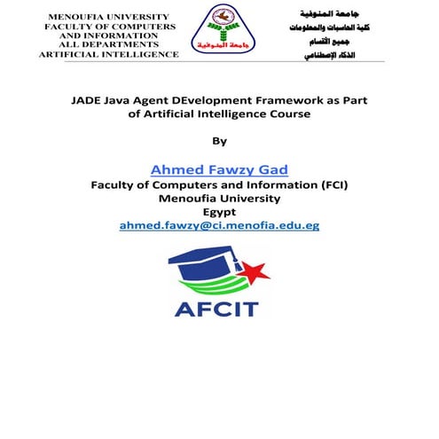 Introduction To Jade Java Agent Development Framework Pdf 4976