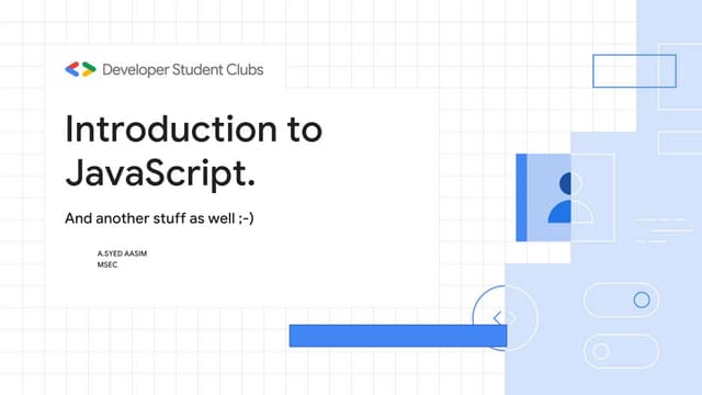 Introduction To Javascript Ppt 5720