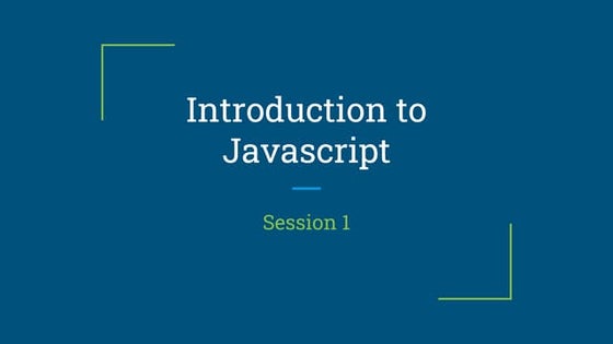 Introduction To Javascript Internal Inline External Ppt