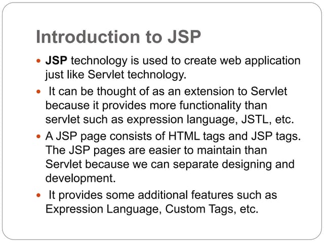 Introduction To Jsppptx 9668