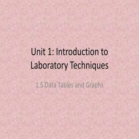 Introduction to laboratory techniques | PPTX