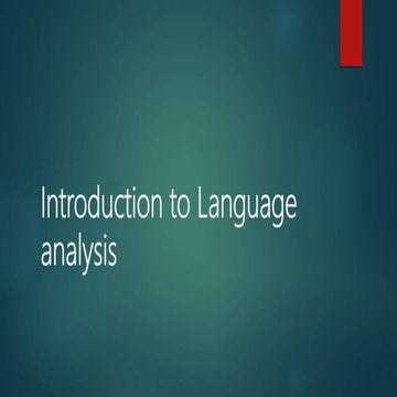 Introduction to Language analysis.pptx