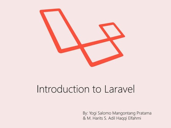 P1 - Laravel - Introduction and Setup.pptx