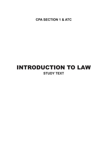 Concept of law | PPT