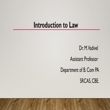 Introduction to Business Law in India and Concepts | PPTX